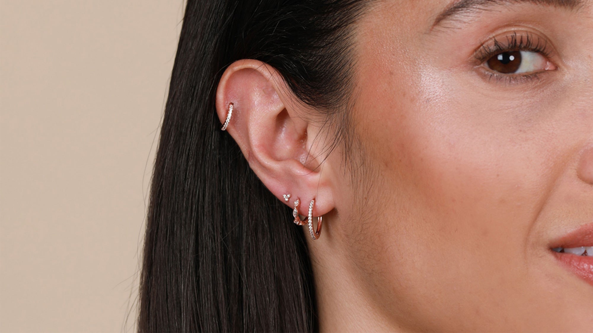 Single Hoop Earrings | Create Your Ear Stack | Astrid & Miyu