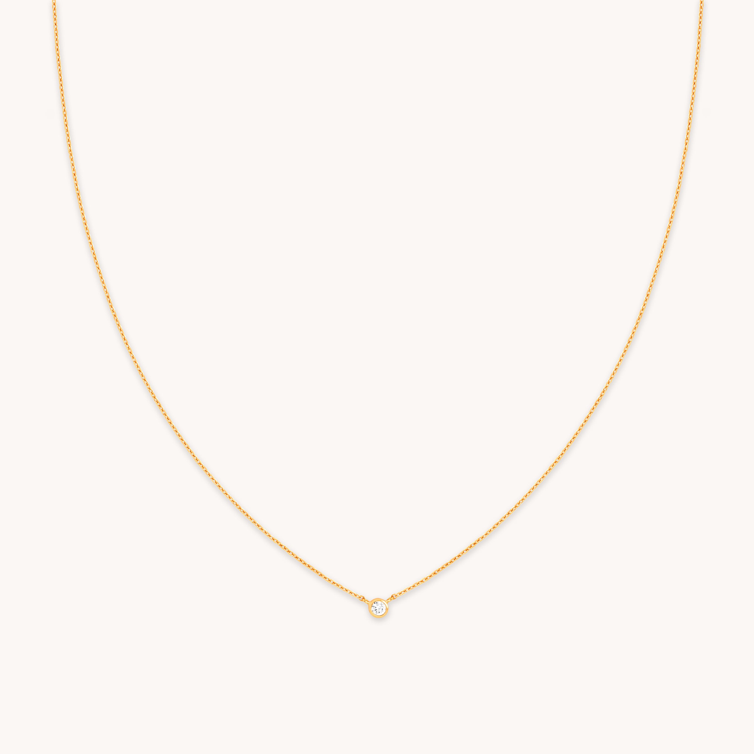 Essential Crystal Gold Necklace | Astrid & Miyu Necklaces