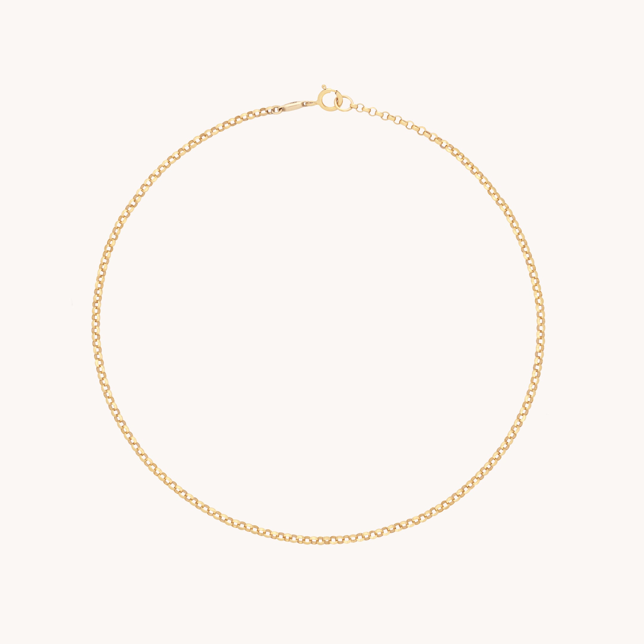 Chelsea 9k Gold Chain Anklet | Astrid & Miyu Anklets