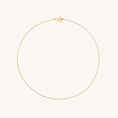Marylebone 9k Gold Chain Anklet | Astrid & Miyu Anklets