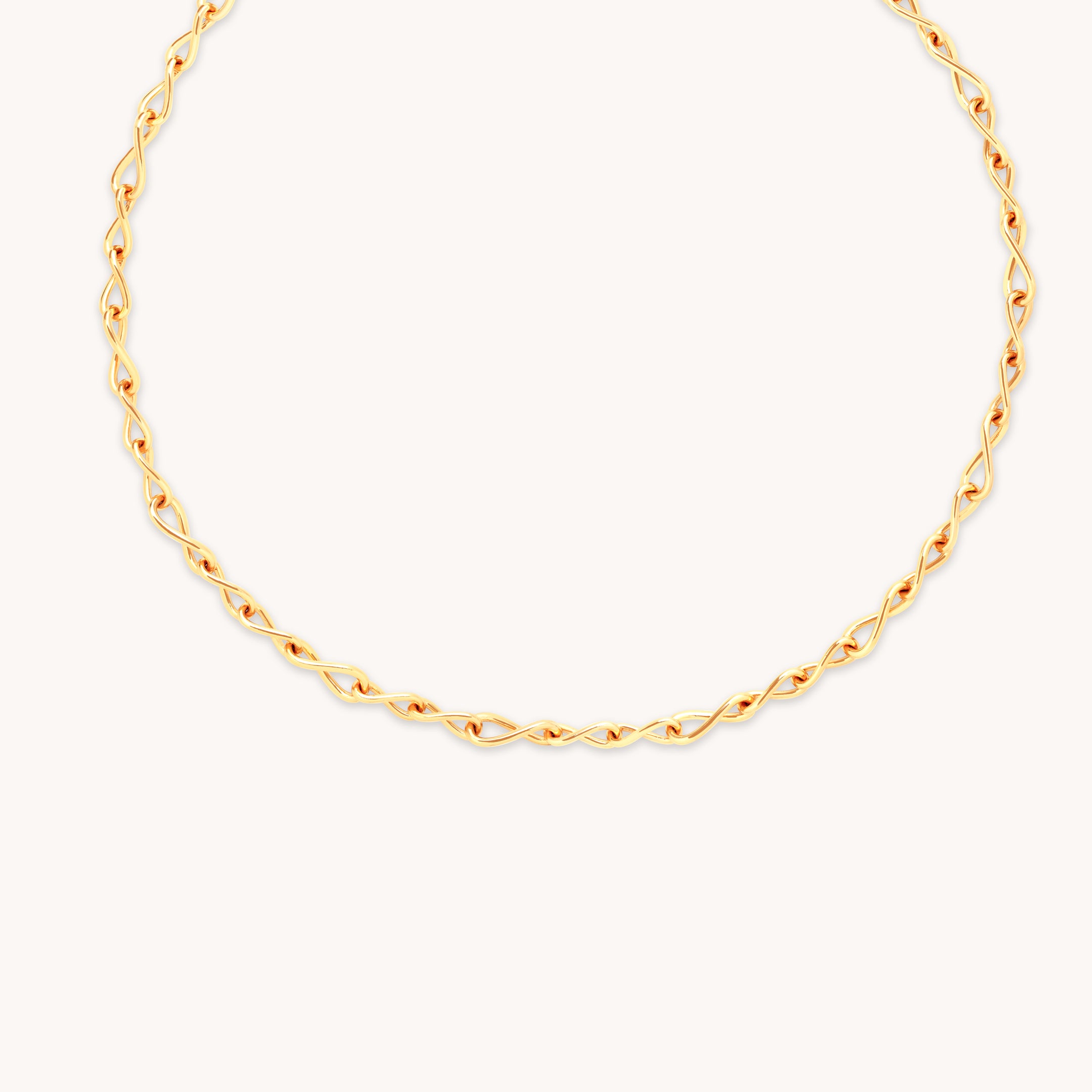 Infinite Slim Gold Chain Necklace | Astrid & Miyu Necklaces