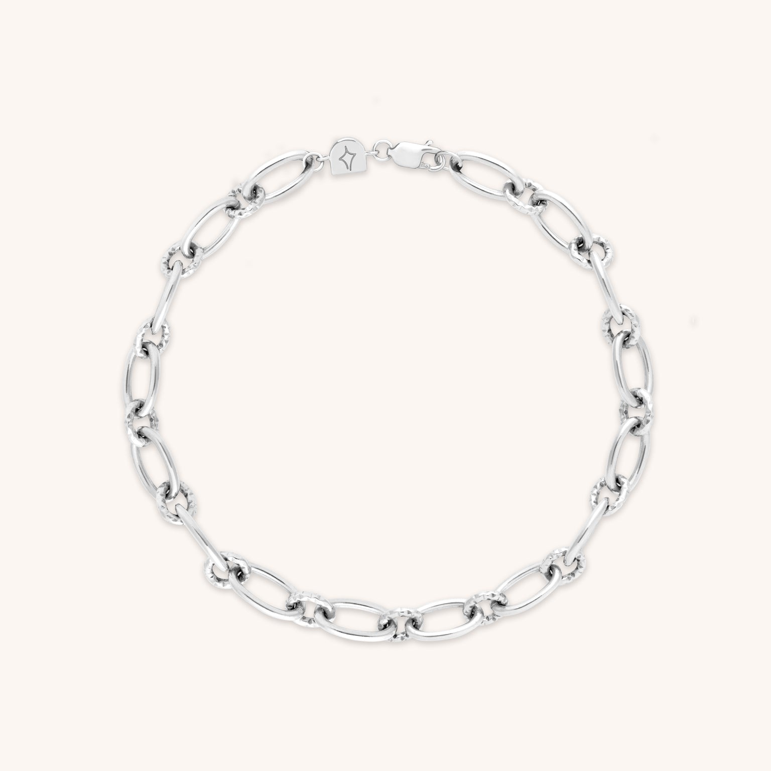 Bold Link Silver Chain Bracelet | Astrid & Miyu