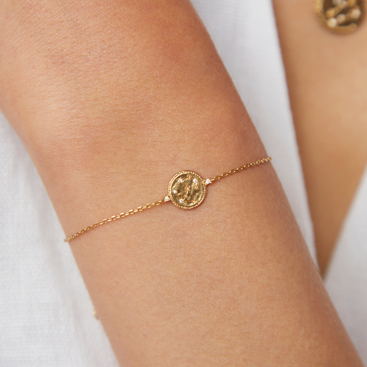Scorpio Gold Zodiac Bracelet | Astrid & Miyu