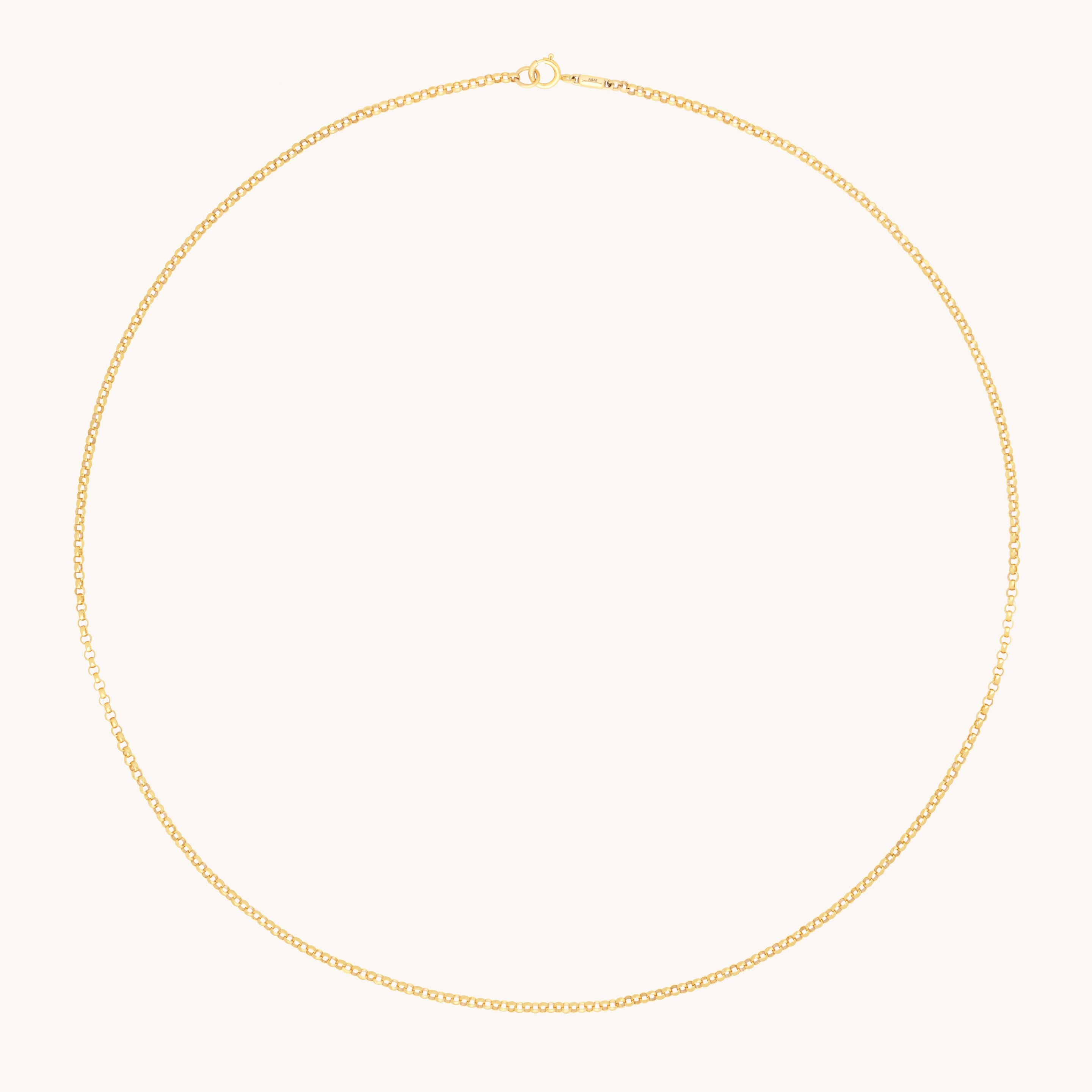 Chelsea 9k Gold Chain Necklace | Astrid & Miyu Necklaces
