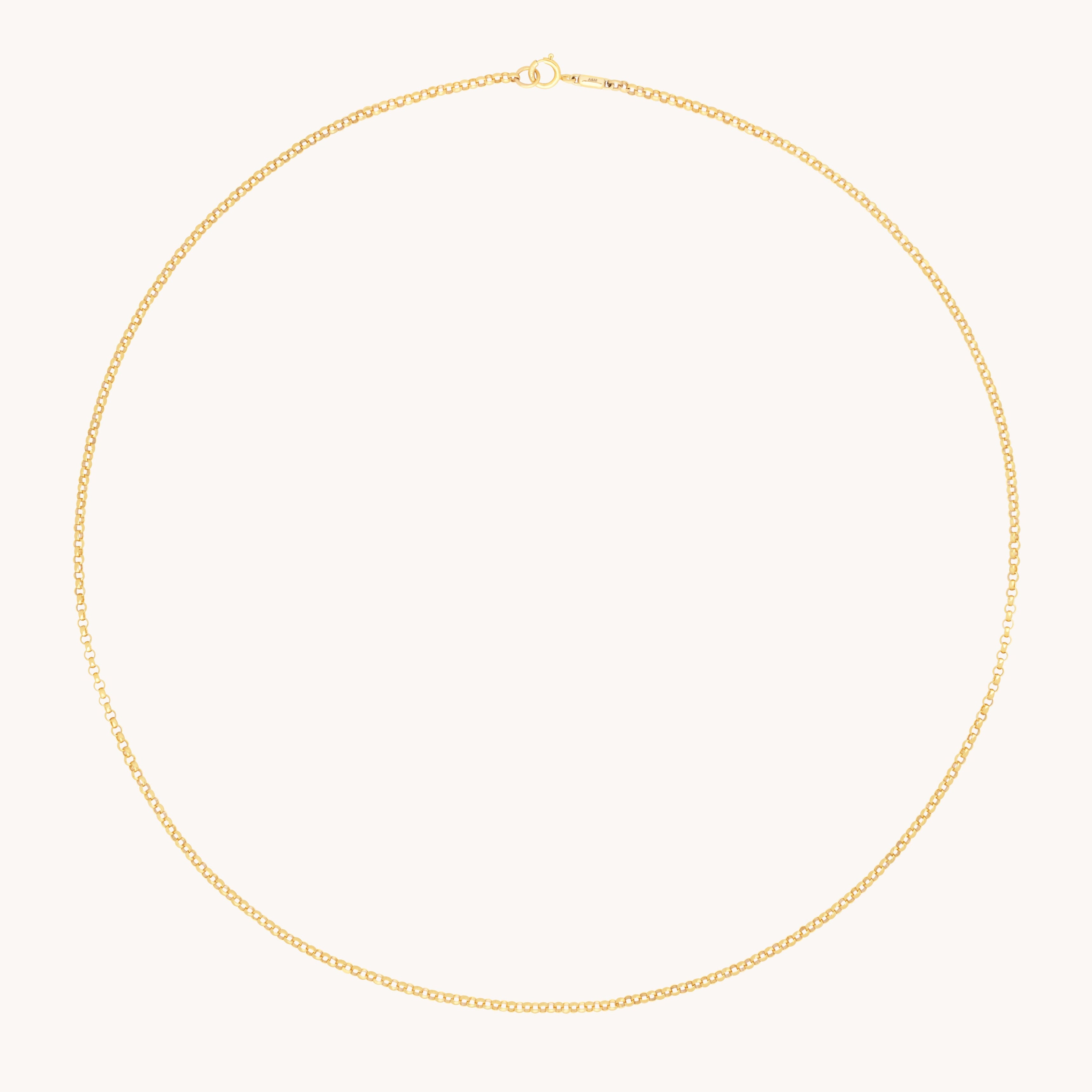 Chelsea 9k Gold Chain Necklace | Astrid & Miyu Necklaces