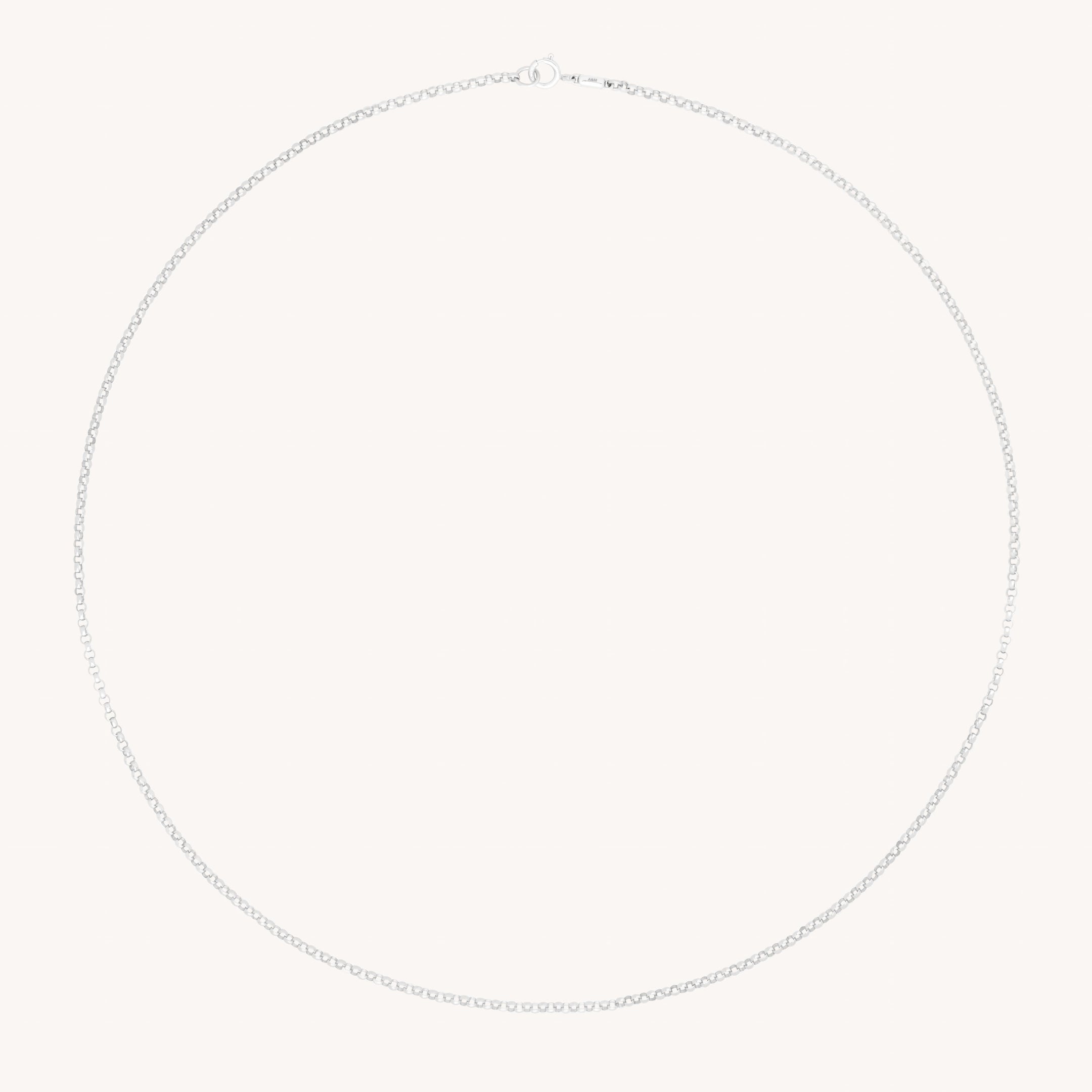 Chelsea 9k White Gold Chain Necklace | Astrid & Miyu Necklaces