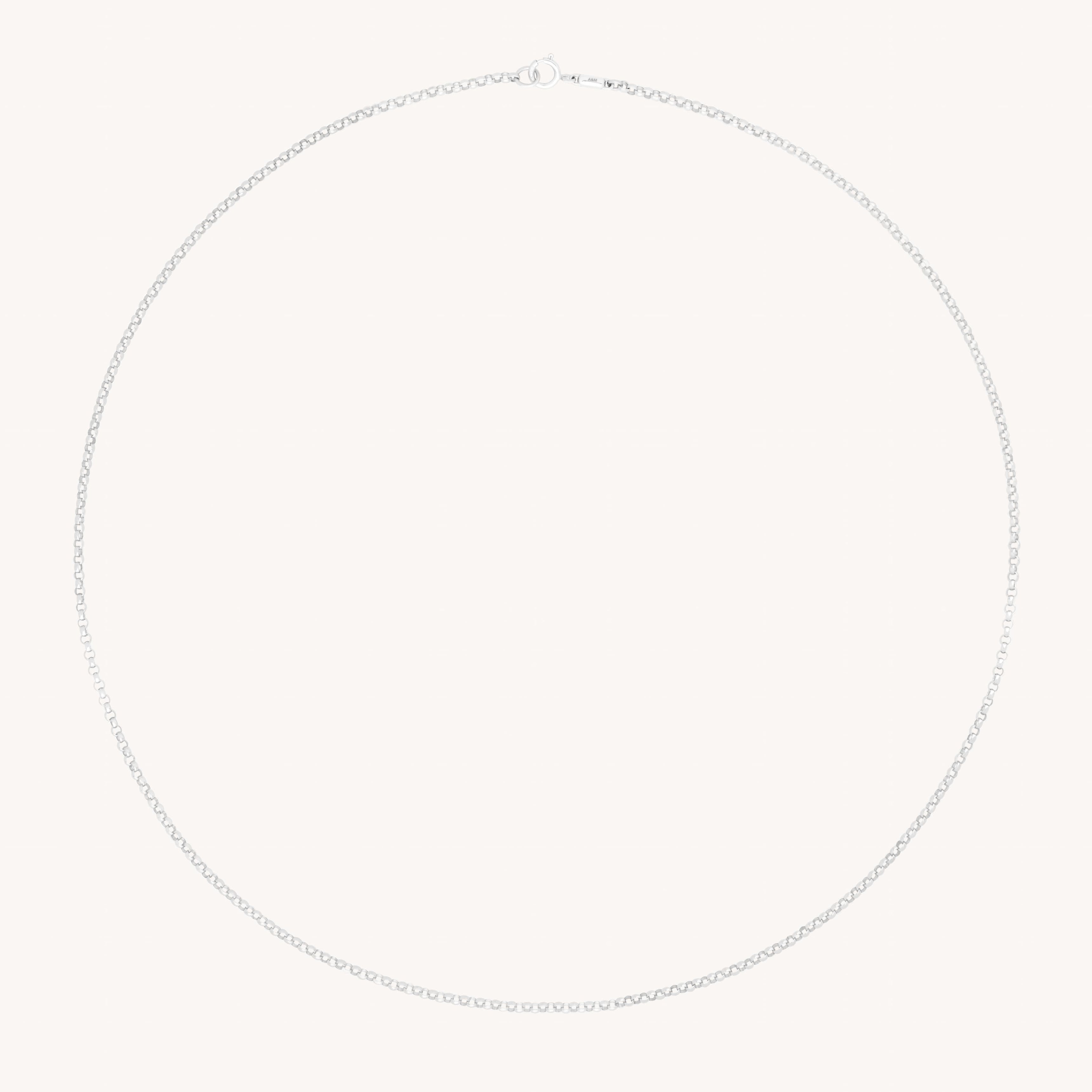 Chelsea 9k White Gold Chain Necklace | Astrid & Miyu Necklaces