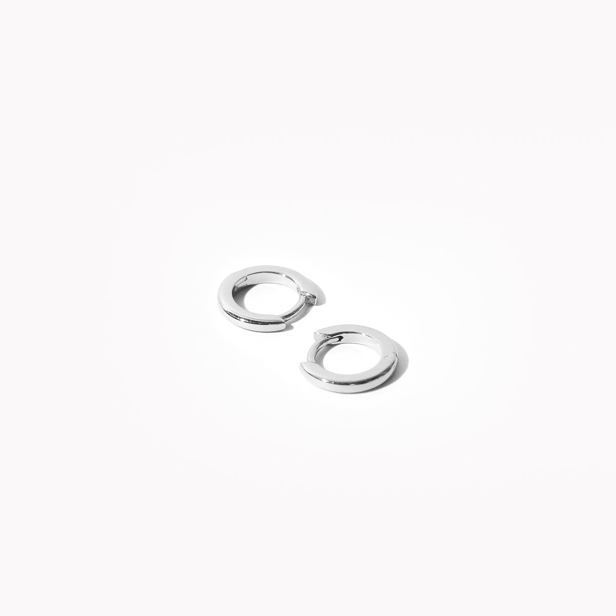 Essential Silver Huggies | Astrid & Miyu Earrings